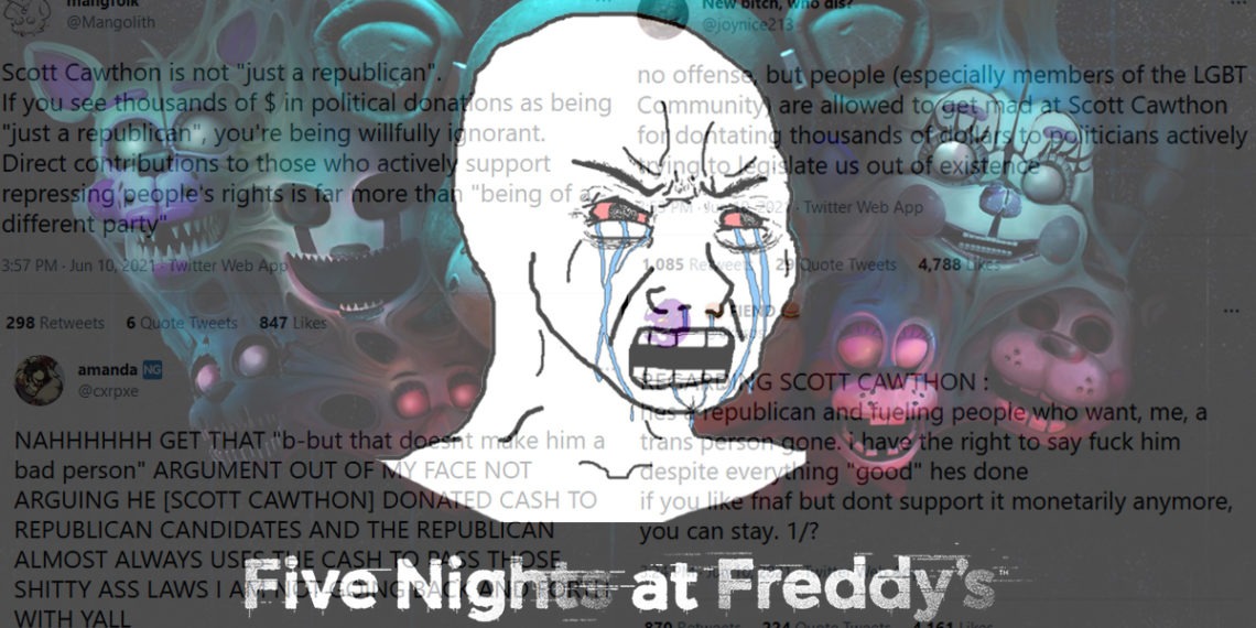Left-Wing Twitter Users Enraged After Discovering 'Five Nights At ... Left-Wing Twitter Users Enraged After Discovering 'Five Nights At ...